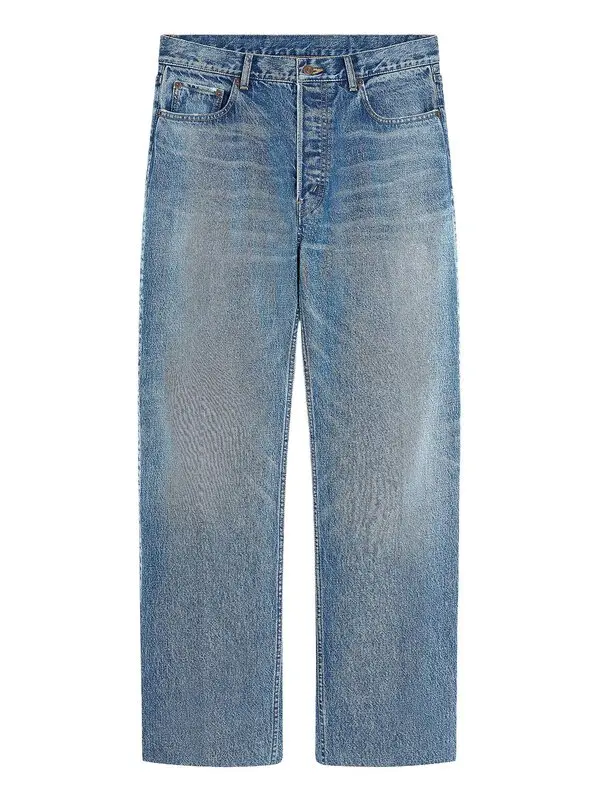 Celine Boyfriend Jeans 001 'vivienne Glass - Blue