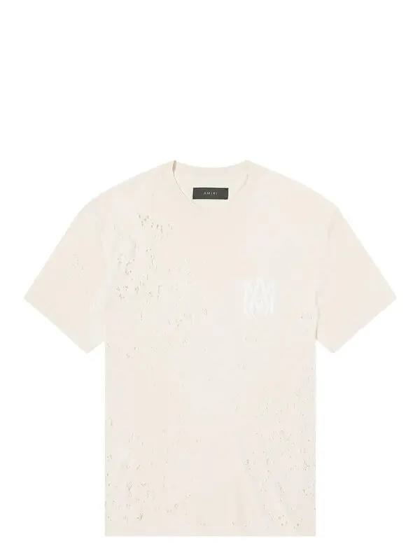 Amiri Washed Shotgun Tee - Tan