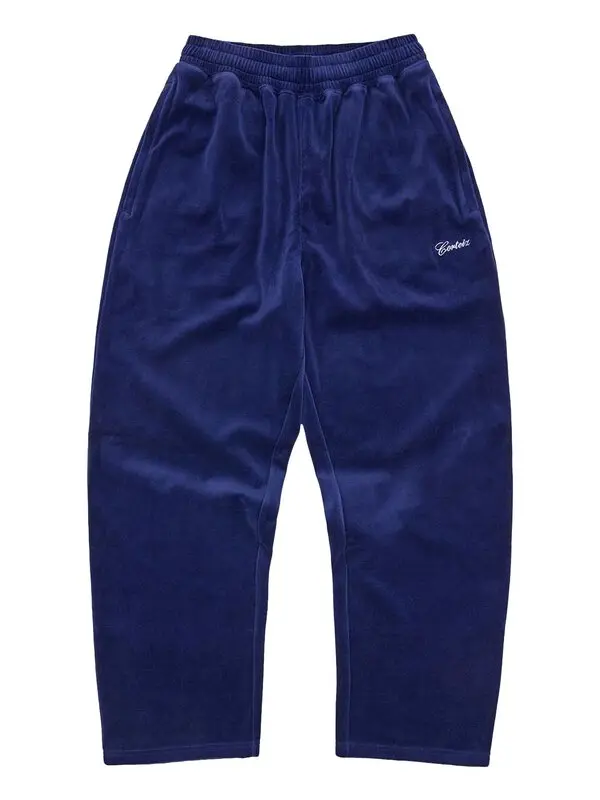 CORTEIZ Pista Velour Track Pant - Blue
