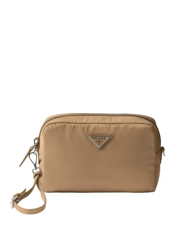 Prada Re-nylon Pouch - Brown