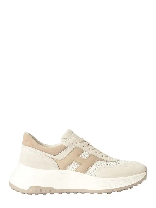Hogan Lace-up Sneakers - Beige
