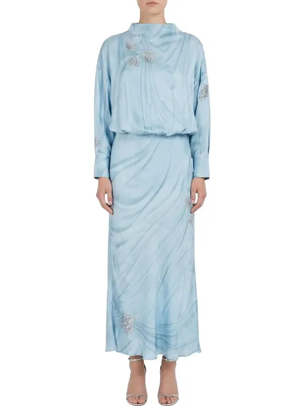 Pinko Dress - Gnawed Blue