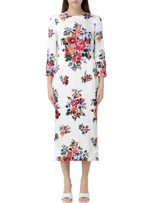 Dolce & Gabbana Midi Dress - White