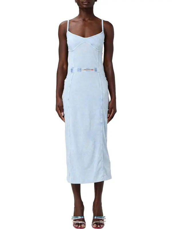 DIESEL® Midi Dress - Gnawed Blue