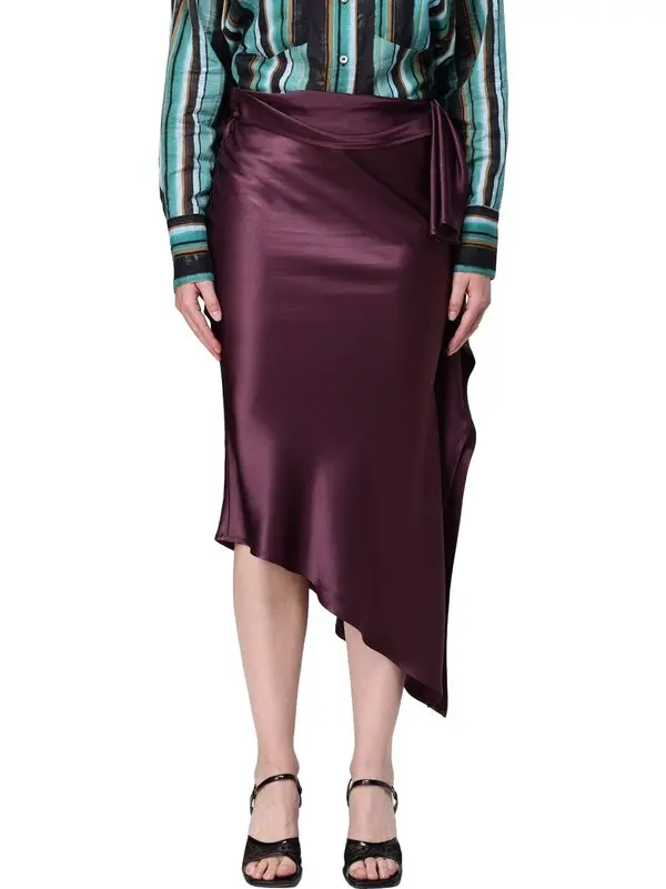 Pinko Wrap Skirt - Burgundy