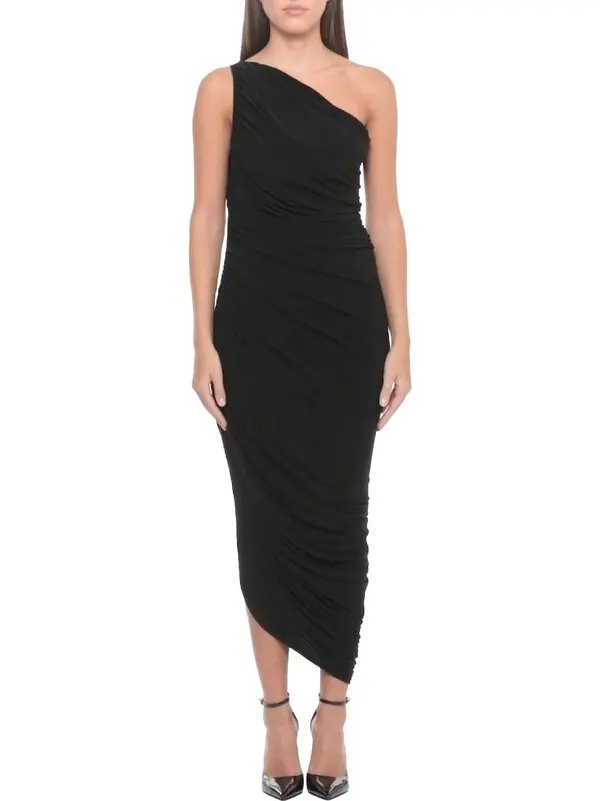 Norma Kamali Draped Dress - Black