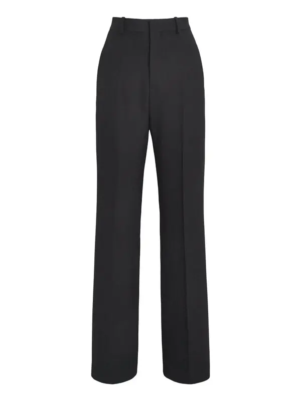 Bite Studios Wool Credo Straight Trousers - Black