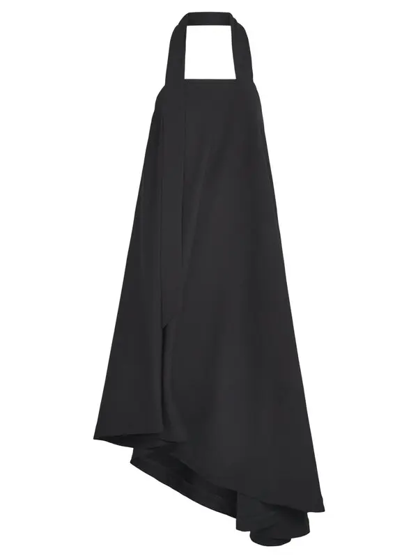 Bite Studios Wool Solstice Midi Poncho Dress - Black