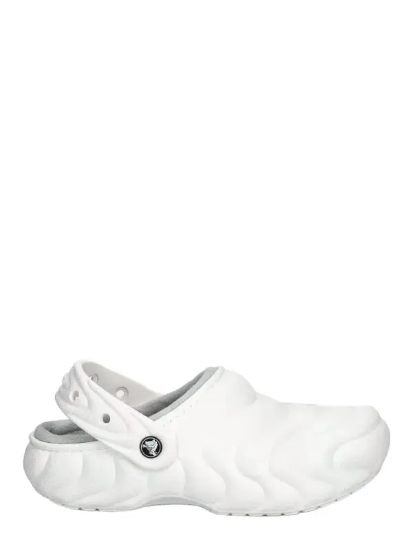CROCS Textured Design Slides - White
