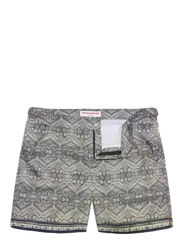 Orlebar Brown Mid-lenght Carnival Swim Shorts - Grey