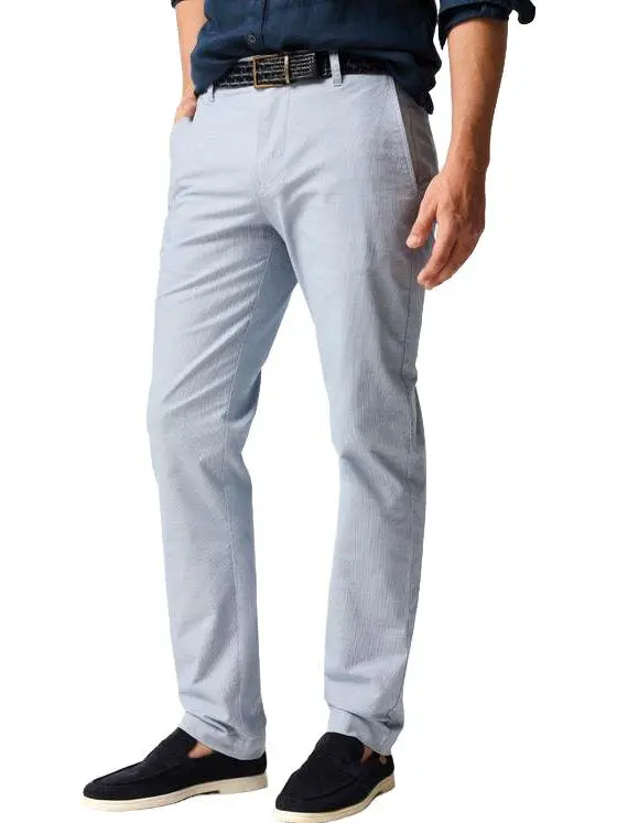 Rodd & Gunn Flat Front Stretch Cotton Suit Pants - Dusk