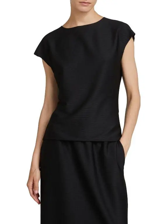 MM BY MAX MARA Cappa Knit Top - Black