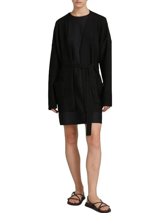 MM BY MAX MARA Papilla Belted Cardigan - Black