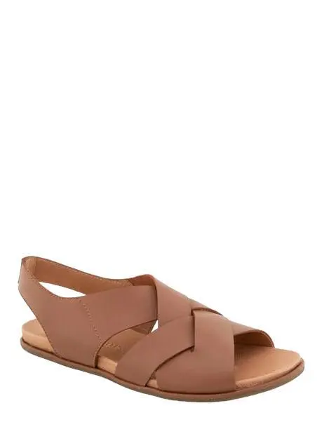 Gentle Souls Laken Slingback Sandal - Luggage Leather