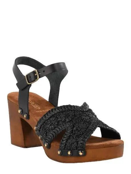 Seychelles Ravenna Ankle Strap Platform Sandal - Black