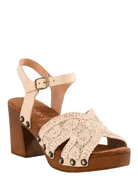 Seychelles Ravenna Ankle Strap Platform Sandal - Natural