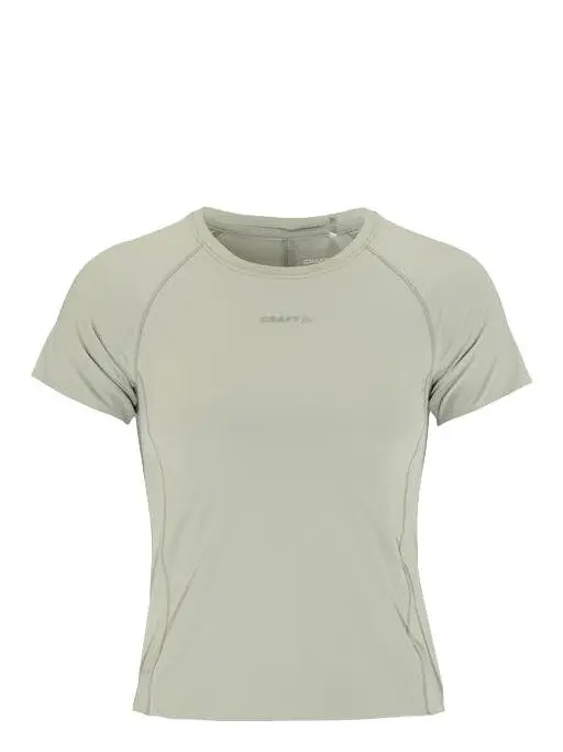 CRAFT Crewneck Cropped Running T-shirt - Pigeon