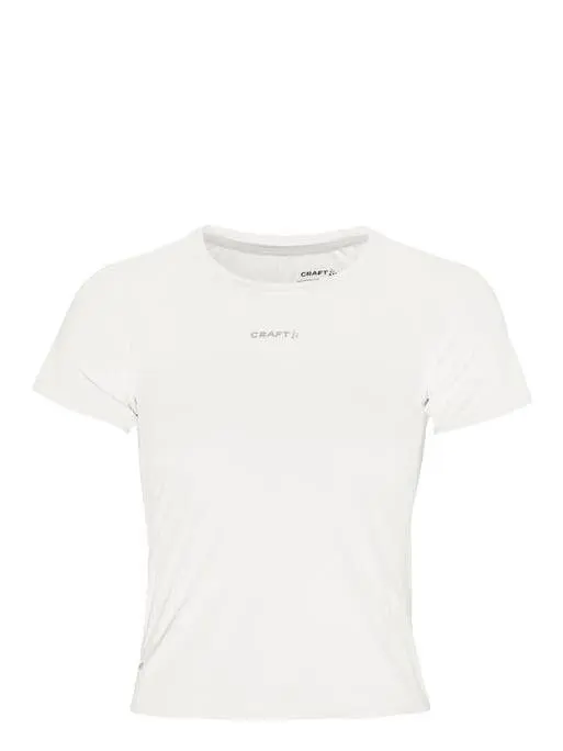 CRAFT Crewneck Cropped Running T-shirt - White