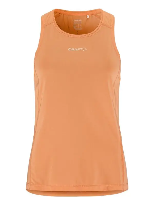 CRAFT Essence Perforated Jersey Racerback Tank - Apricot