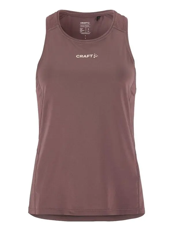 CRAFT Essence Perforated Jersey Racerback Tank - Flint