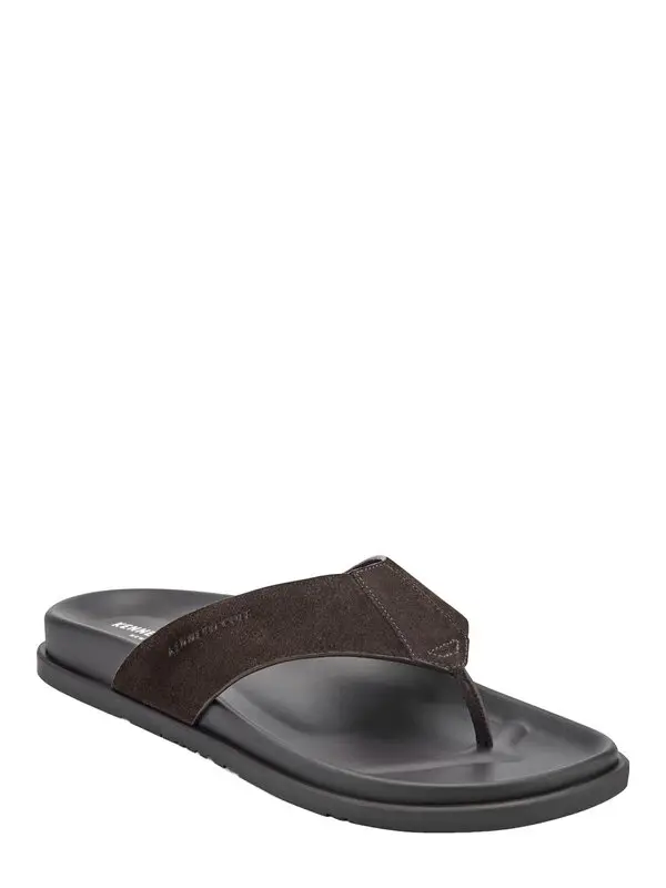 KENNETH COLE Worry Flip Flop - Mocha/mocha/mocha
