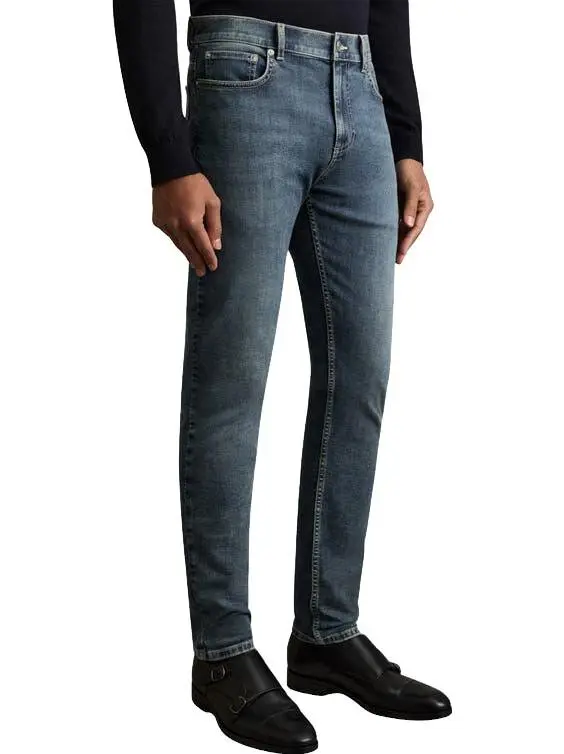 REISS Bleaker Slim Fit Jeans - Washed Indigo