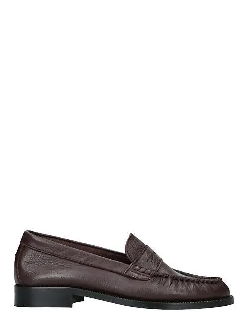 DUKE + DEXTER Ezra Leather Penny Loafers - Wine