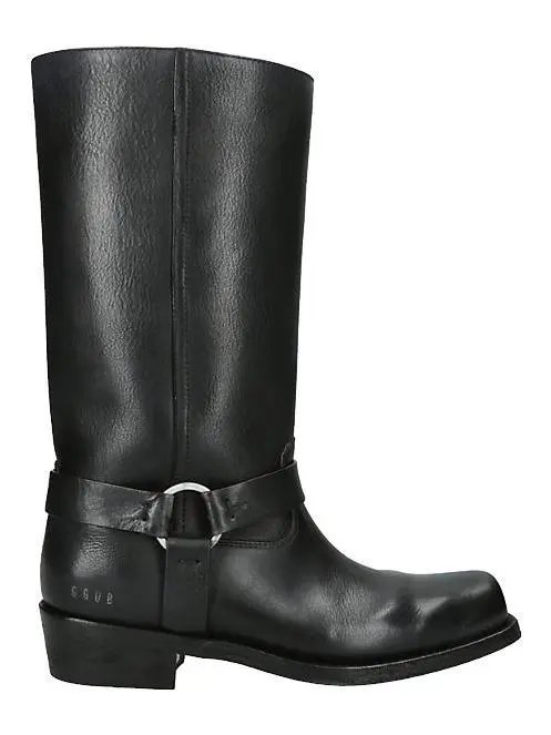GOLDEN GOOSE Biker Leather Boots - Black