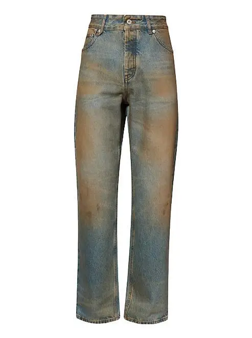 Jacquemus Le De'nimes Berger Denim Jeans - Denim Blue