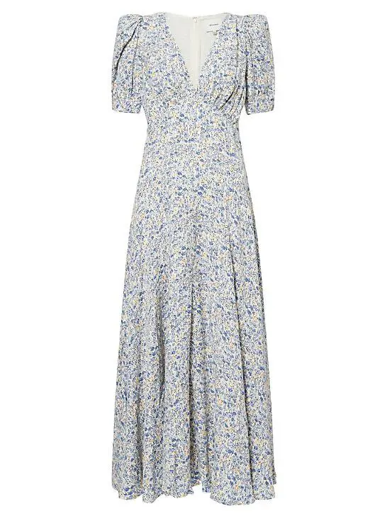 REFORMATION Naira Floral Woven Maxi Dress - Dara