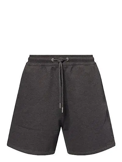 Ami Relaxed-fit Cotton-jersey Shorts - Gris Chine Fonce