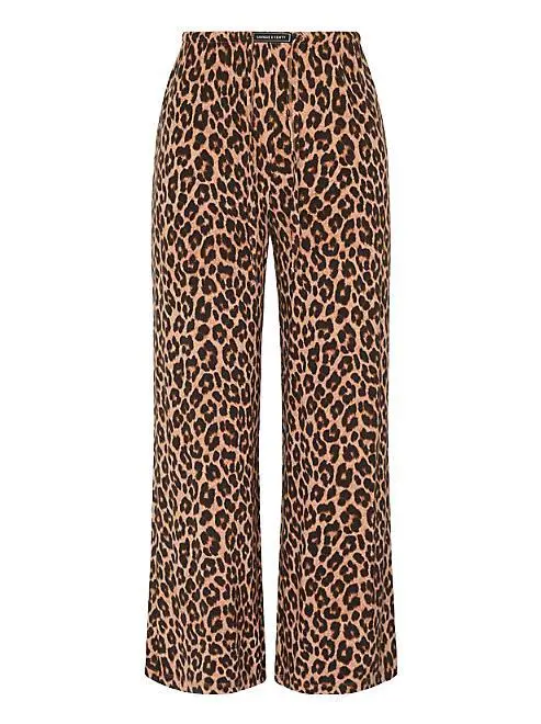 SAVAGE X FENTY Modal Pyjama Trousers - Tof Tan On The Prowl Prt