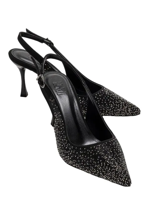 PROLOGUE SHOES Johanna Slingback Stiletto Pumps - Oxford
