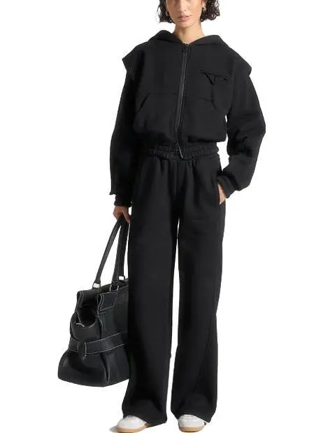 Manière De Voir Iris Relaxed Joggers - Black