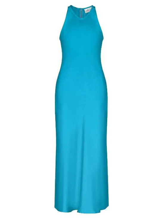 UNTITLED IN MOTION Atlantis Silky Bias Cut Maxi Dress - Capri
