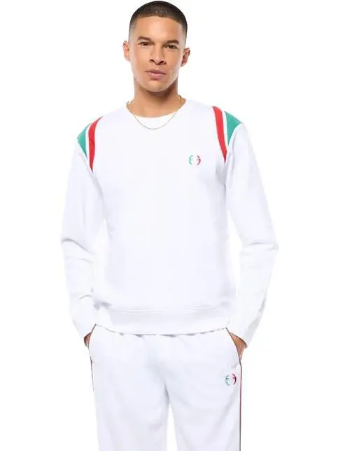 SERGIO TACCHINI Eredita Crewneck - Brilliant White