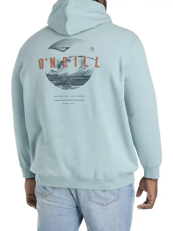 O'Neill Big & Tall Surf Sesh Classic Hoodie - Stone Blue
