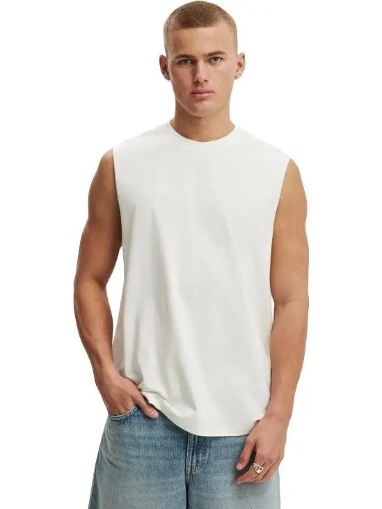 COTTON ON Everyday Fit Muscle - Vintage White