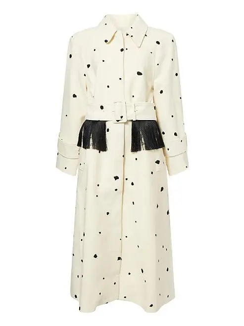 Camilla And Marc Ponza Belted Woven Coat - Eggshell