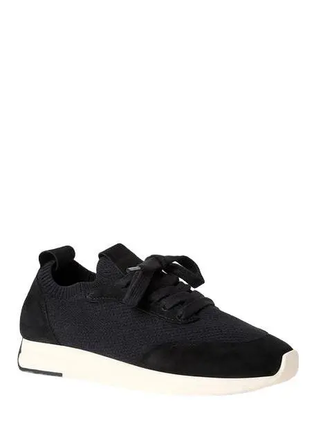 Aquatalia Rolo Knit Sneakers - Black Knit