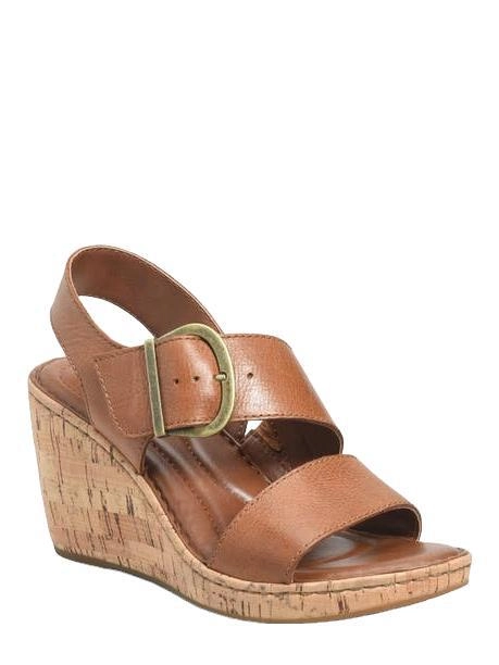 BØRN Sapphire Platform Slingback Sandal - Tan