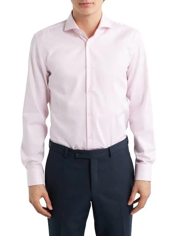 BOSS P-hank Slim Fit Cotton Dress Shirt - Light Pastel/pink