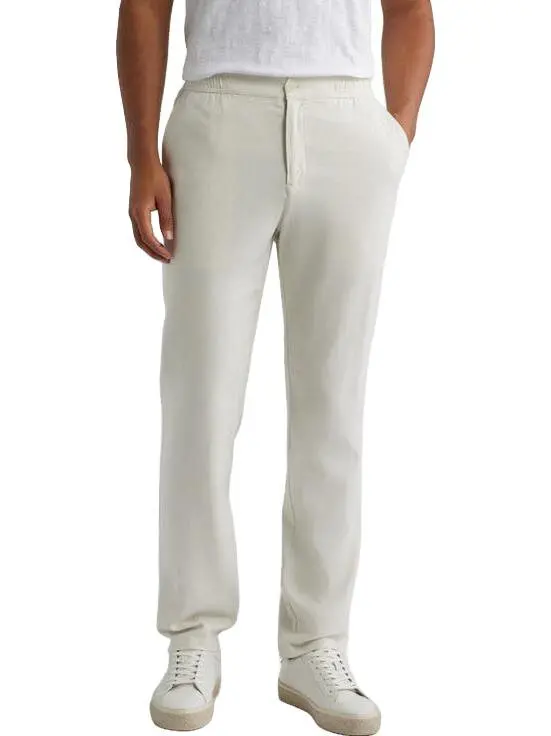 Bugatchi Aerolinen Linen Blend Pants - Ivory