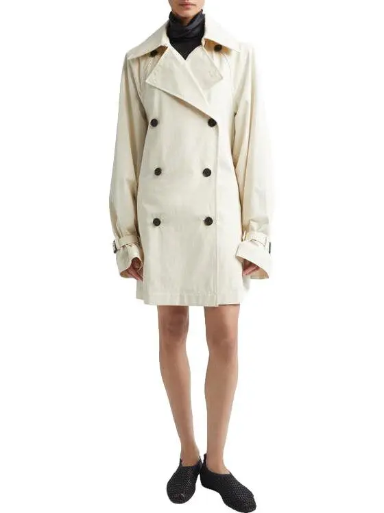 TOTEME Washed Cotton Trench Coat - Stone