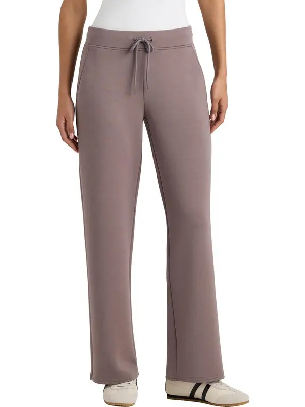 Quince Wide Leg Lounge Pants - Dark Taupe