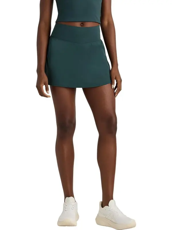 Quince Ultra-form Tennis Skort - Forest Green