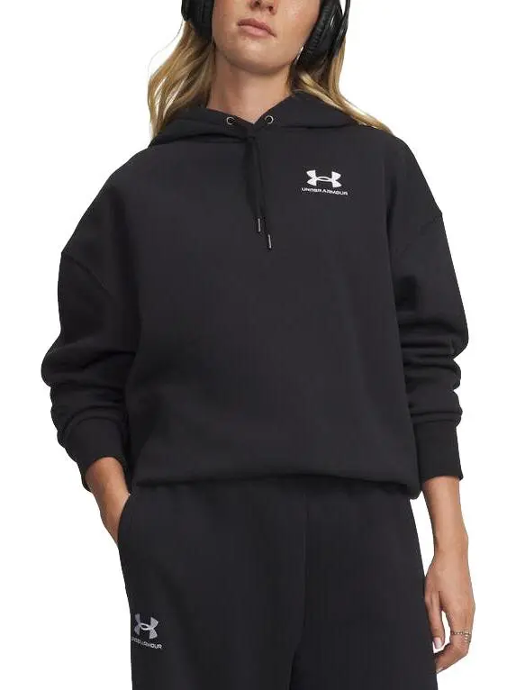 Under Armour Icon Fleece Hoodie - Black//white