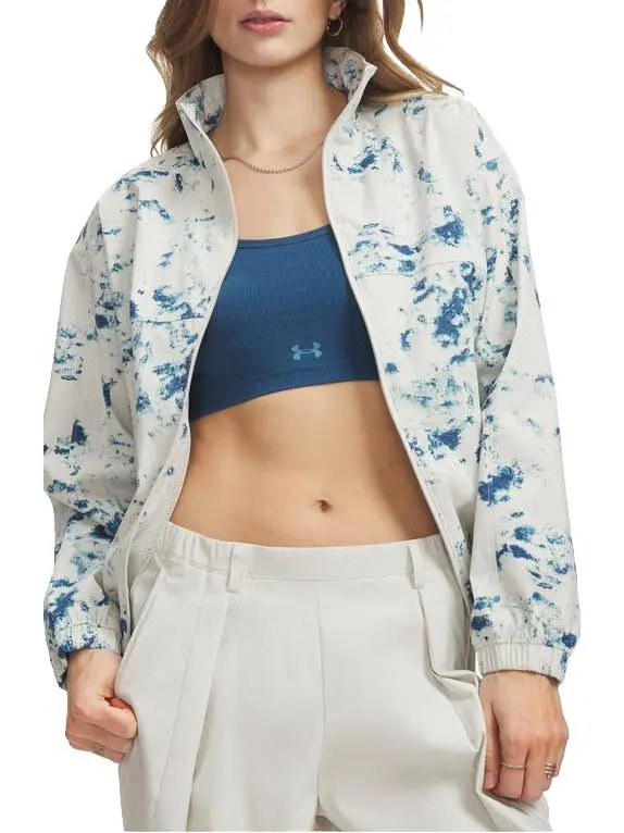 Under Armour Unstoppable Print Jacket - Summit White/wham Blue