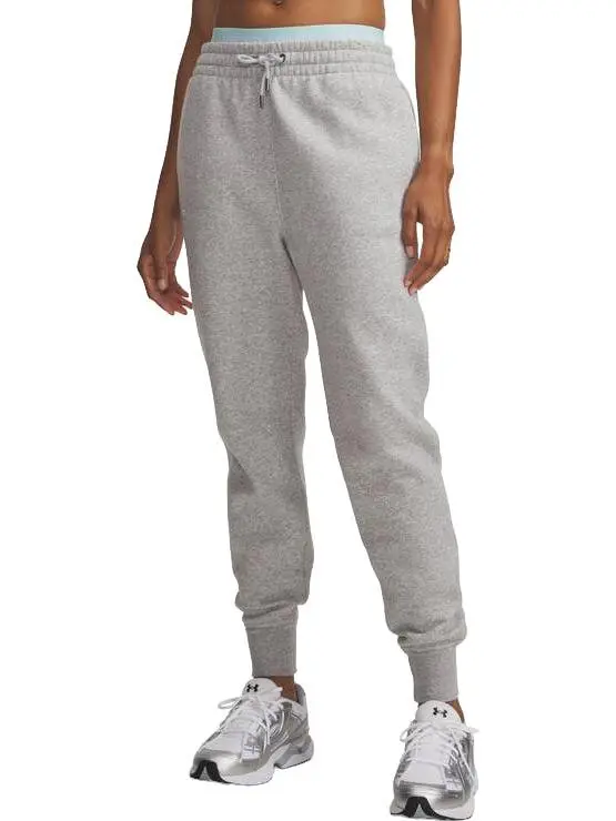 Under Armour Icon Fleece Joggers - Gray Light Heather//white