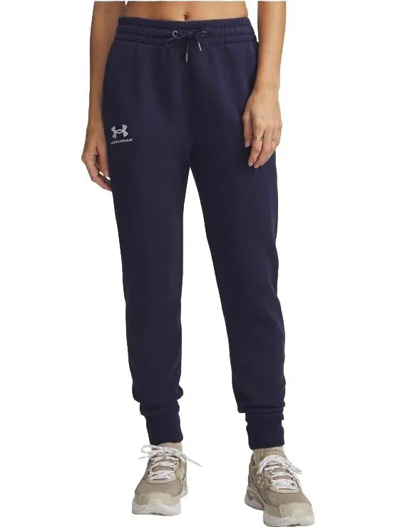 Under Armour Icon Fleece Joggers - Midnight Navy//white
